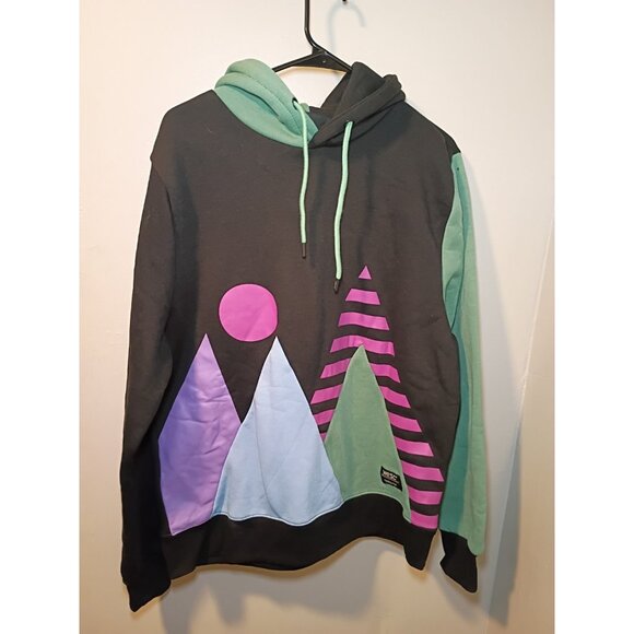 Wesc | Sweaters | Womens Xl Wesc Sweden Mountain Peak Color Block Retro ...